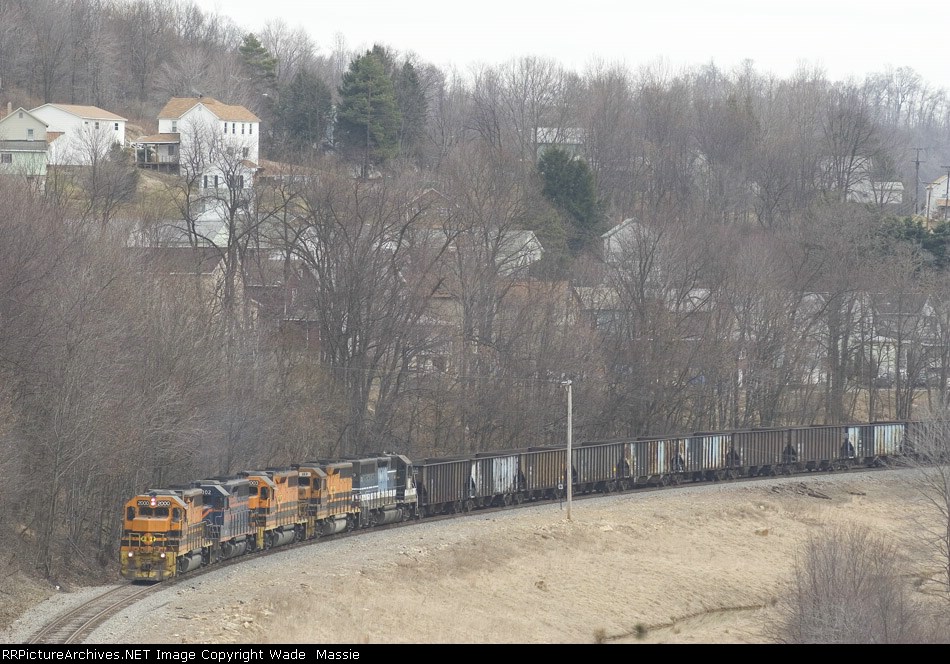 BPRR 2000 with empties from Homer City